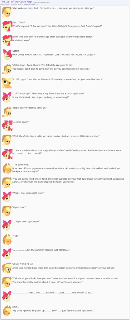 #1422290 - safe, artist:dziadek1990, apple bloom, applejack ...