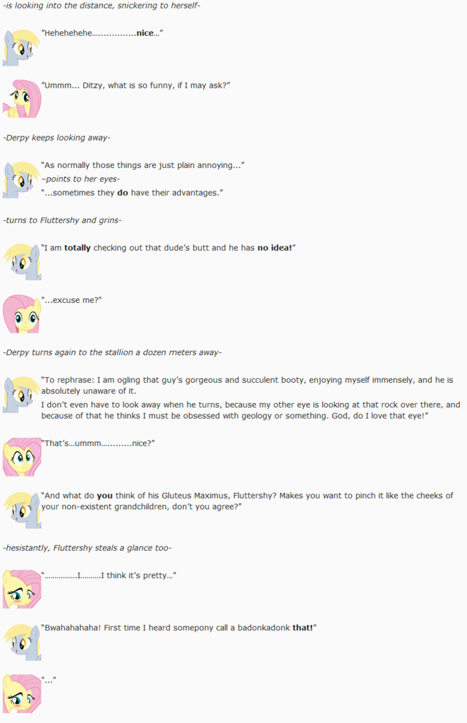 #1422295 - safe, artist:dziadek1990, derpy hooves, fluttershy, g4 ...