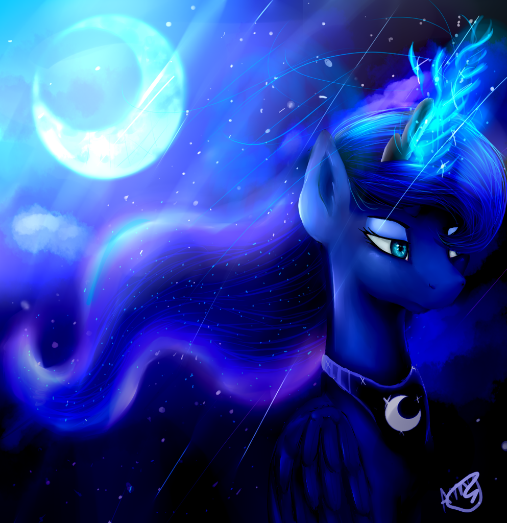 #1425497 - dead source, safe, artist:canelamoon, princess luna, pony ...