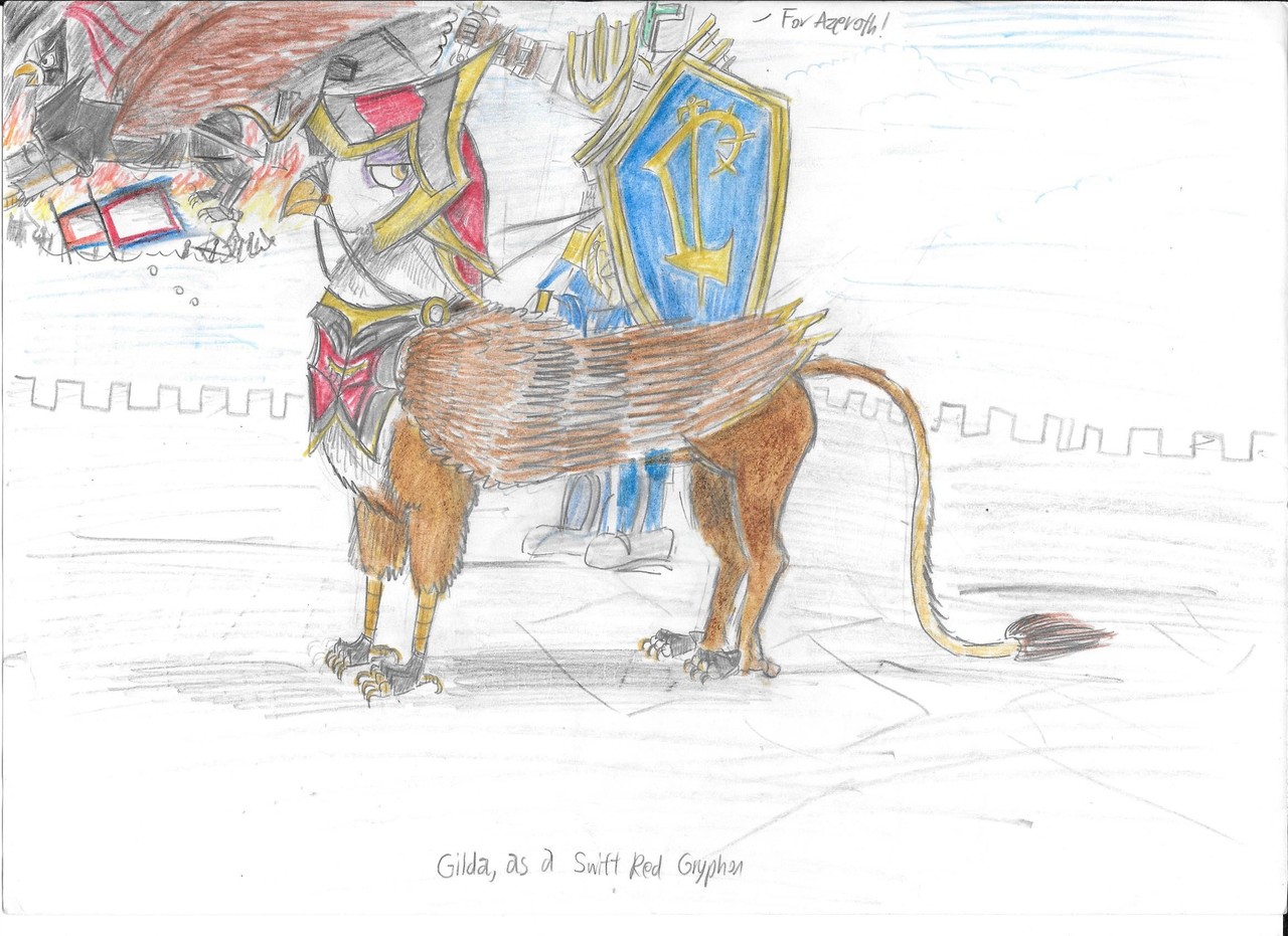 #1407576 - safe, artist:horsesplease, gilda, oc, oc:anon, griffon ...