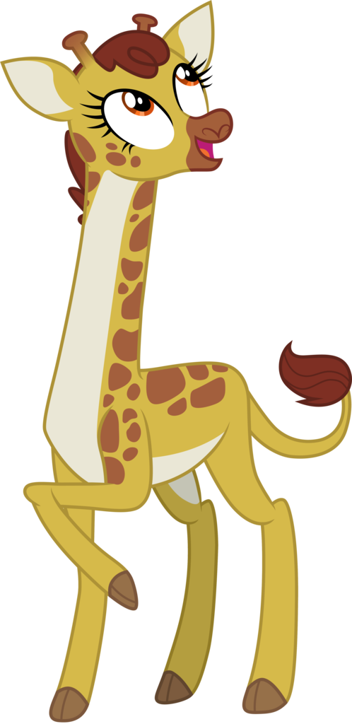 #1433302 - safe, artist:cloudyglow, clementine, giraffe, fluttershy ...