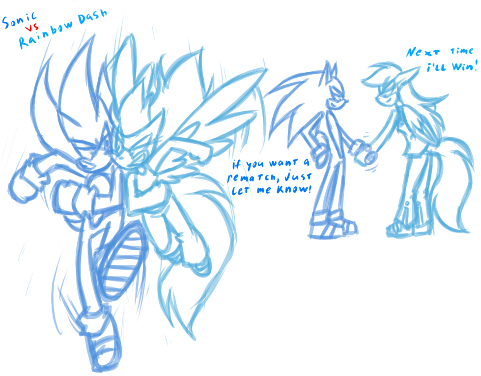 #1435170 - safe, artist:hoshinousagi, rainbow dash, anthro, plantigrade ...