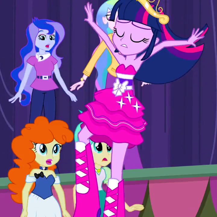 #1427014 - safe, screencap, golden hazel, princess celestia, princess ...