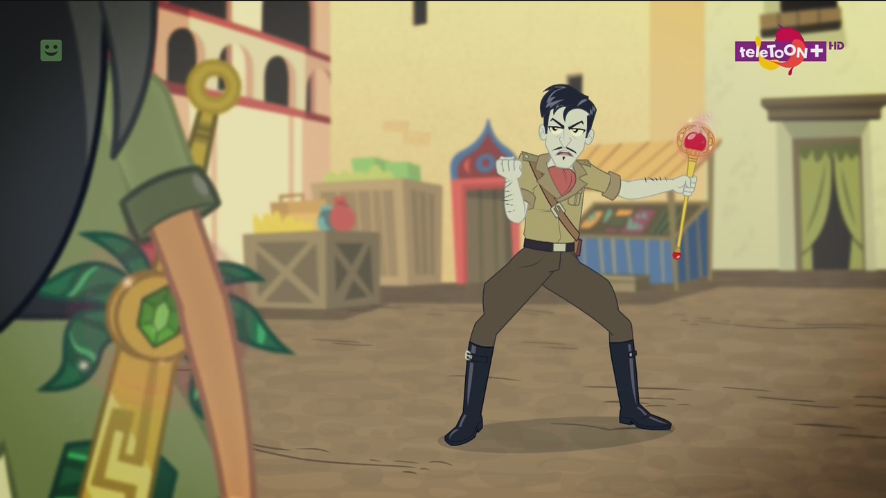 #1442559 - safe, screencap, chestnut magnifico, daring do, stalwart ...