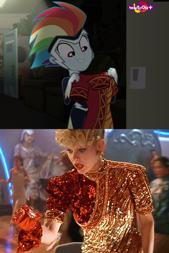 #1442594 - safe, edit, edited screencap, screencap, rainbow dash, zapp ...