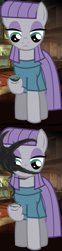 #1443319 - semi-grimdark, artist:lupin quill, boulder (pet), maud pie ...