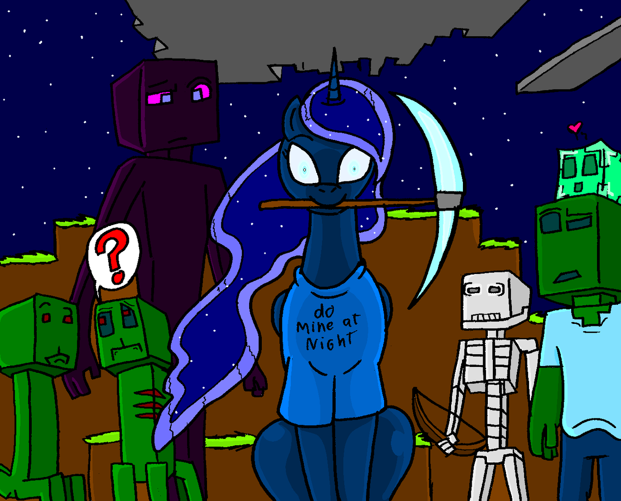 #1443910 - safe, artist:large-rarge, princess luna, pony, gamer luna ...