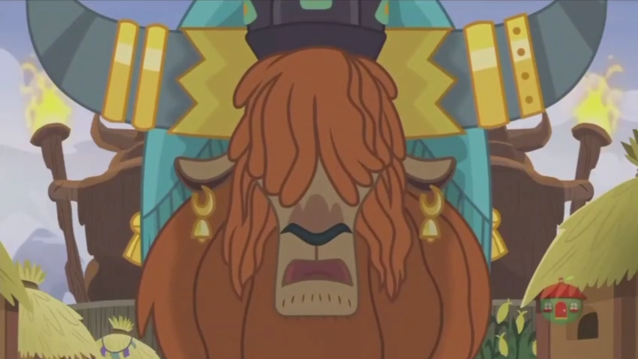 #1445872 - safe, screencap, prince rutherford, pony, yak, g4, my little ...