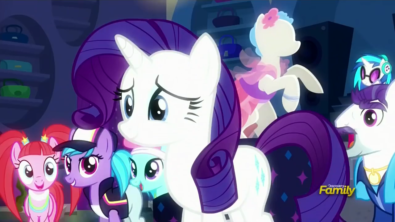 #1447038 - safe, screencap, azure velour, dj pon-3, flashdancer, mr ...