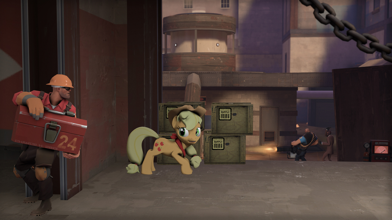 #1448791 - safe, artist:photomix3r, applejack, earth pony, pony, g4, 3d ...