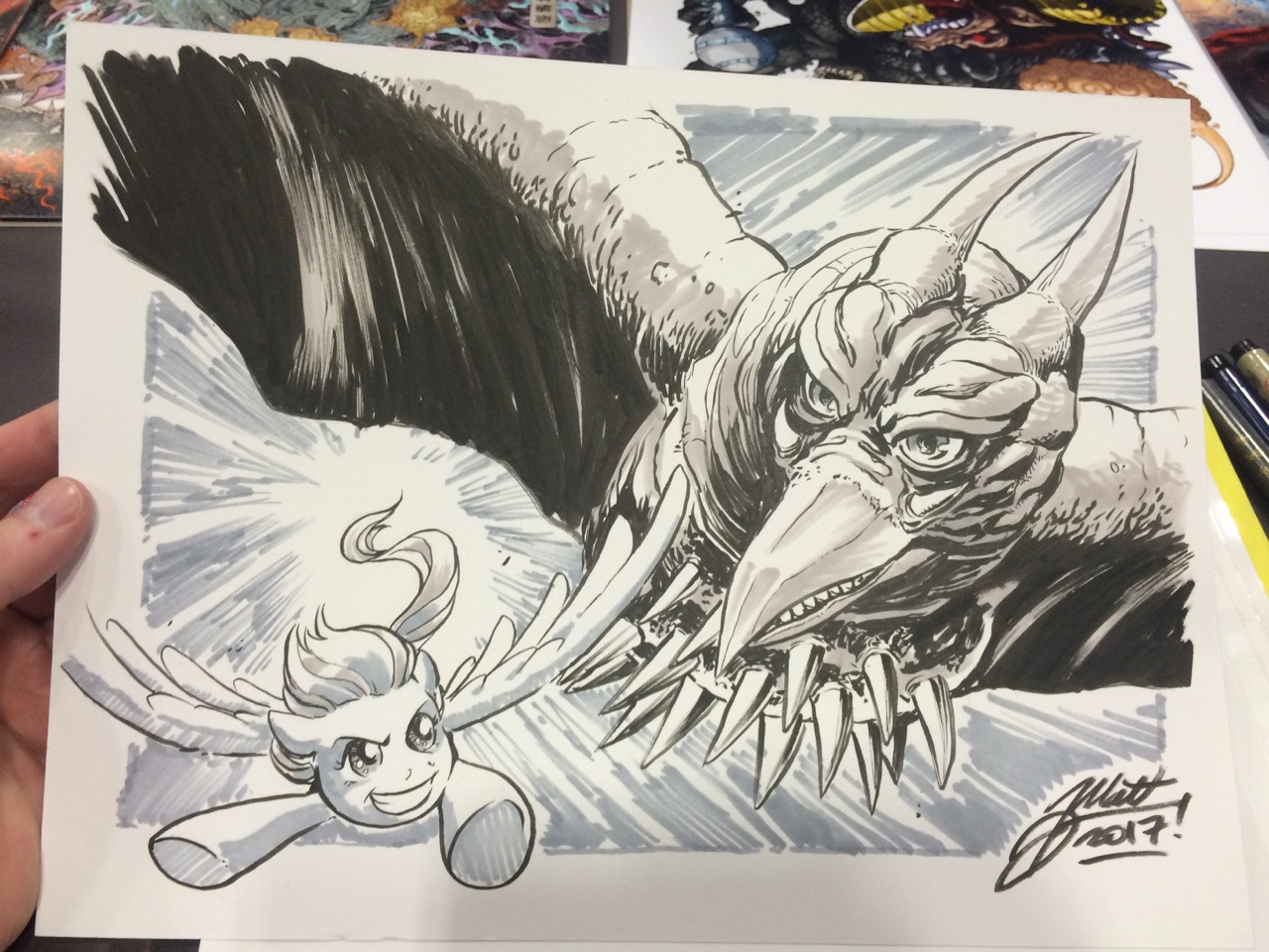 #1448972 - safe, artist:kaijusamurai, rainbow dash, kaiju, pony, g4 ...