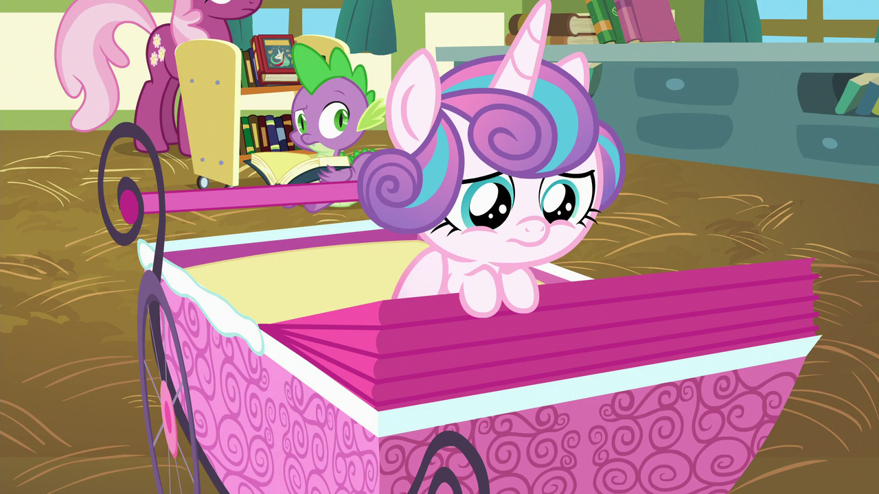 #1450546 - safe, screencap, cheerilee, princess flurry heart, spike ...