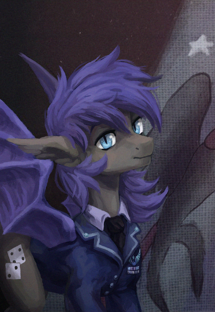 #1428641 - safe, artist:koviry, oc, oc only, oc:au hasard, bat pony ...