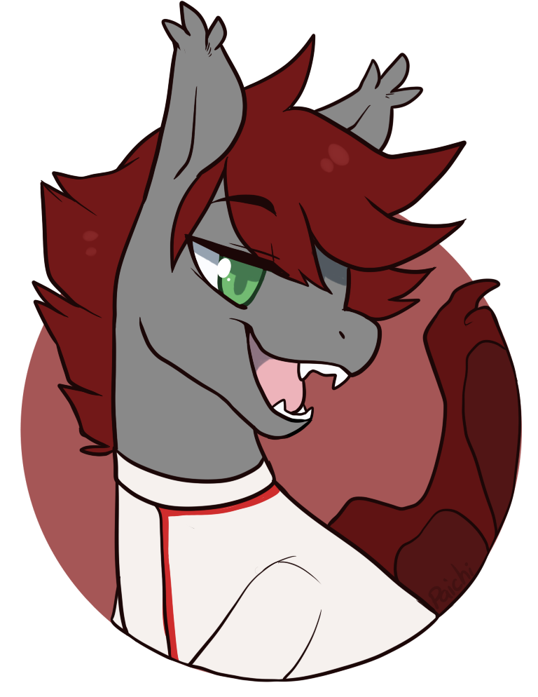 #1429424 - safe, artist:paichitaron, oc, oc only, oc:chili pepper, bat ...