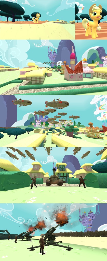 #1429426 - safe, artist:thelatingamer8888, pony, g4, 3d, high res ...