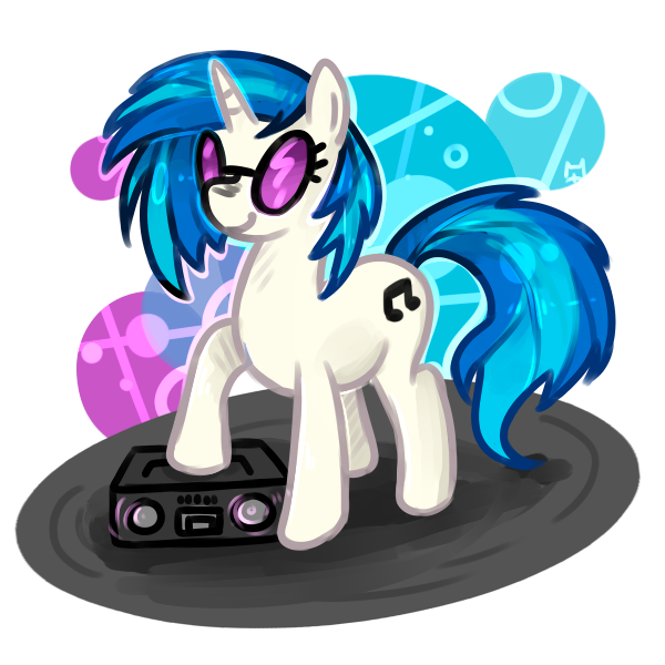 #1429813 - safe, artist:mikenlos, dj pon-3, vinyl scratch, pony, g4 ...
