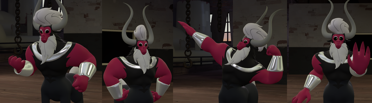 #1430403 - safe, artist:red4567, lord tirek, centaur, g4, 3d, collage ...