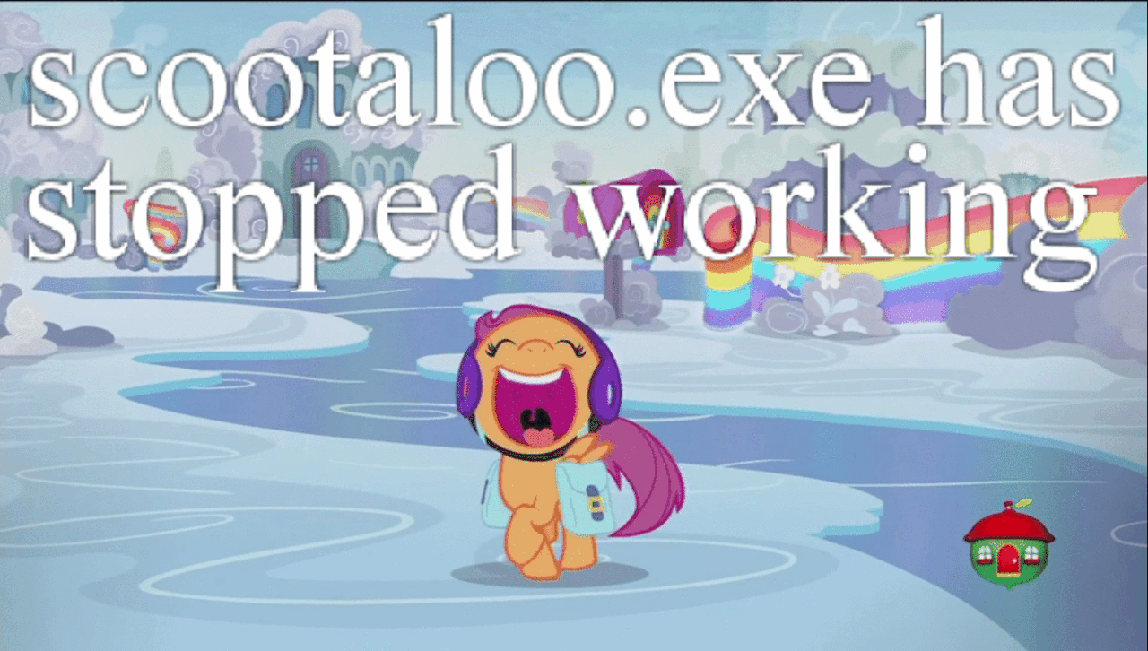 #1431935 - safe, edit, edited screencap, screencap, scootaloo, pony, g4 ...