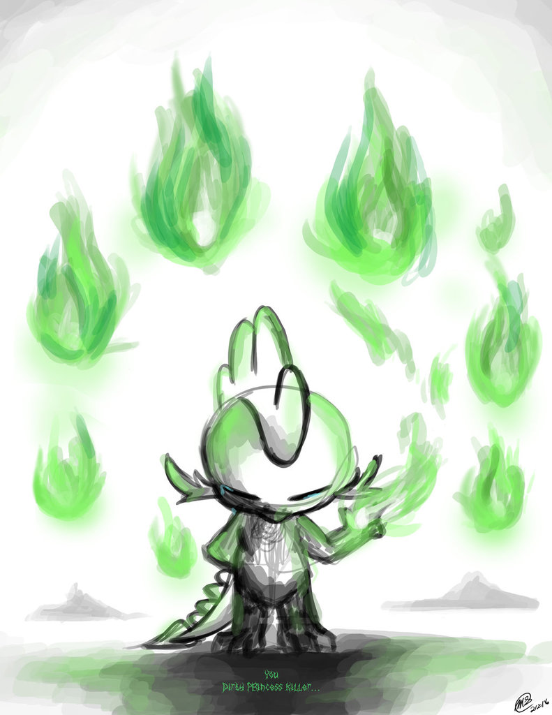 #1432034 - safe, artist:loreto-arts, spike, dragon, g4, bad time ...