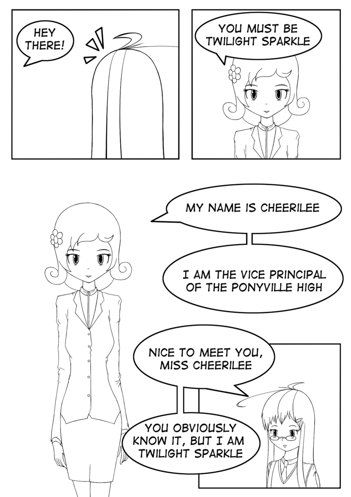 #1432691 - safe, artist:junker-kun, cheerilee, human, g4, comic ...