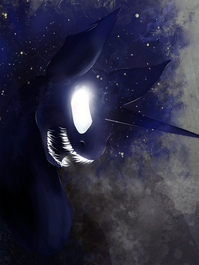 #1451558 - semi-grimdark, artist:akurion, nightmare moon, princess luna ...