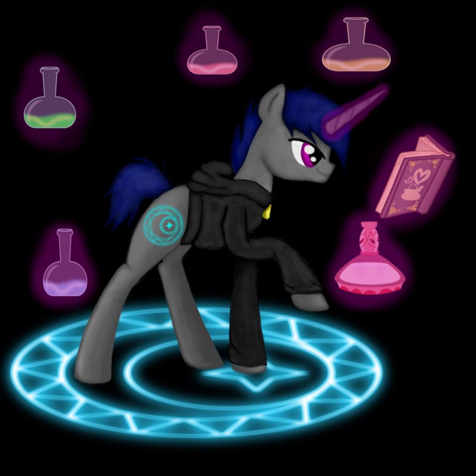 #1458290 - safe, oc, oc only, oc:moon magic, pony, unicorn, clothes ...