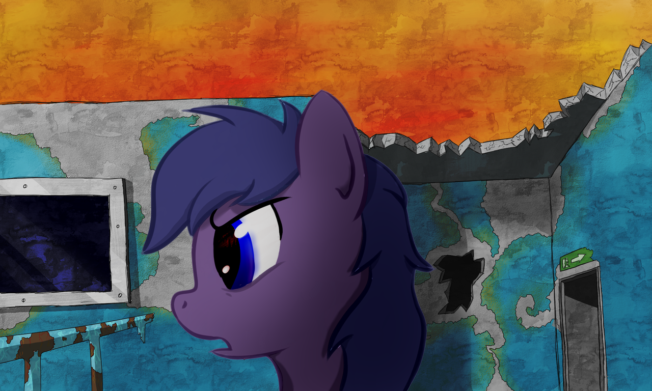 #1458855 - safe, artist:trigger_movies, oc, oc only, pony, fallout ...