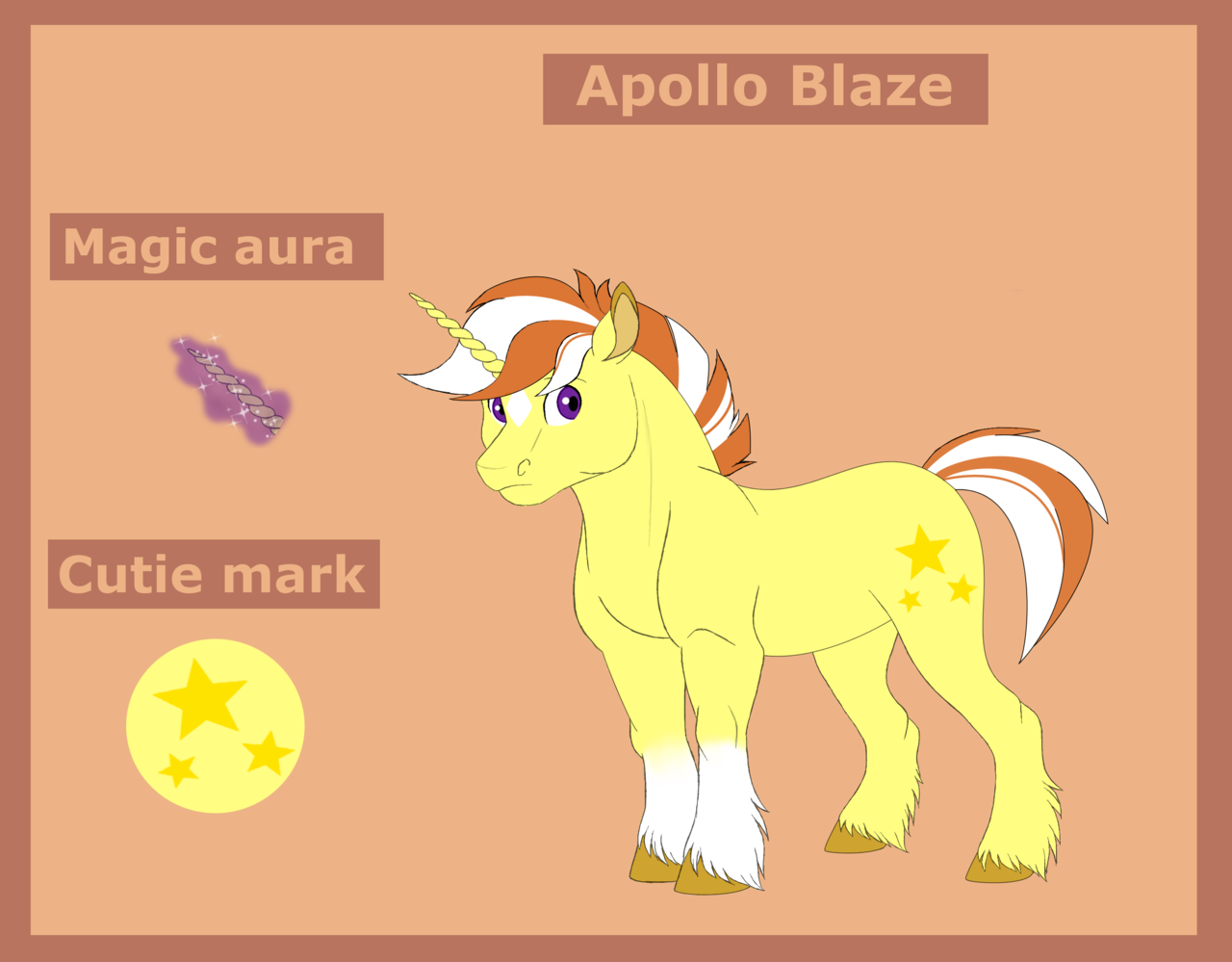 #1459568 - safe, artist:shadeila, oc, oc only, oc:apollo blaze, pony ...