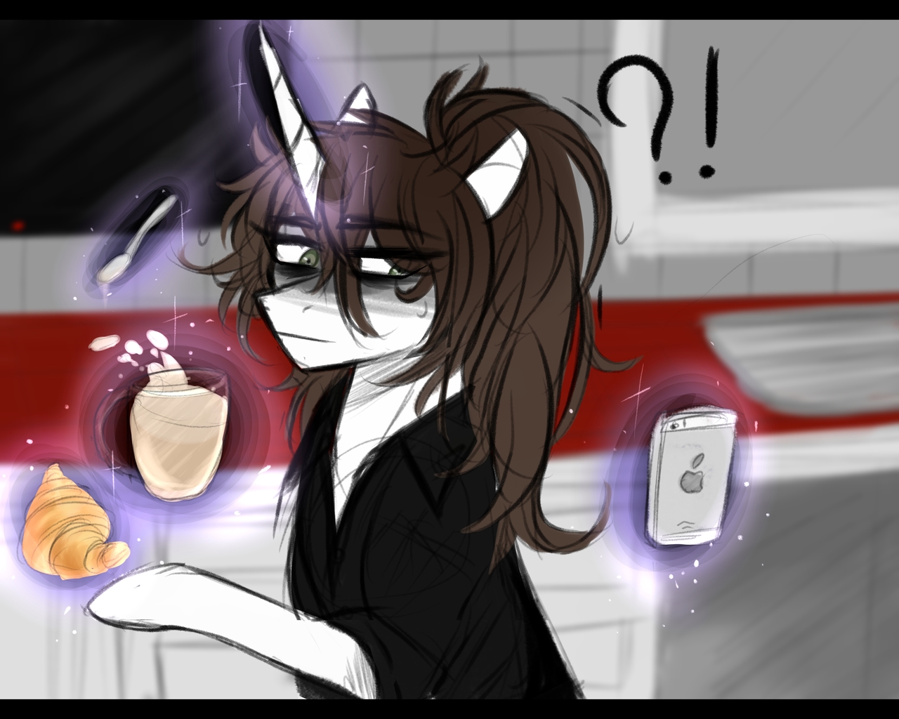 #1460775 - safe, artist:yumeyuuheii, oc, oc only, pony, unicorn, absurd ...