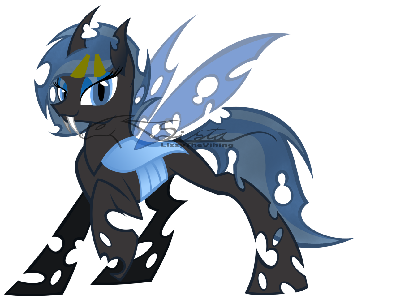 #1464487 - safe, artist:auveiss, oc, oc only, oc:paint beat, changeling ...