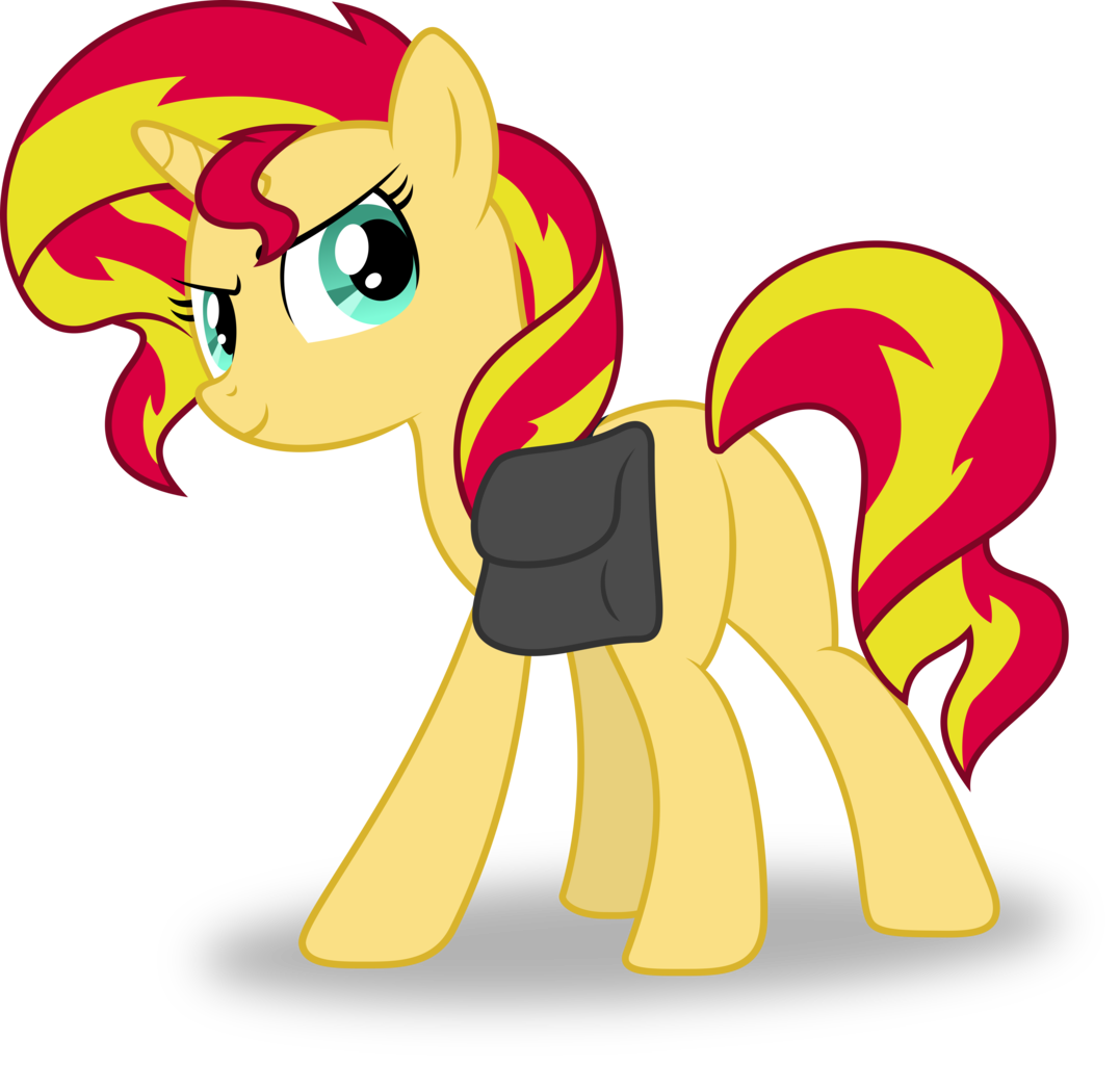#1464678 - safe, artist:hourglass-vectors, sunset shimmer, pony ...
