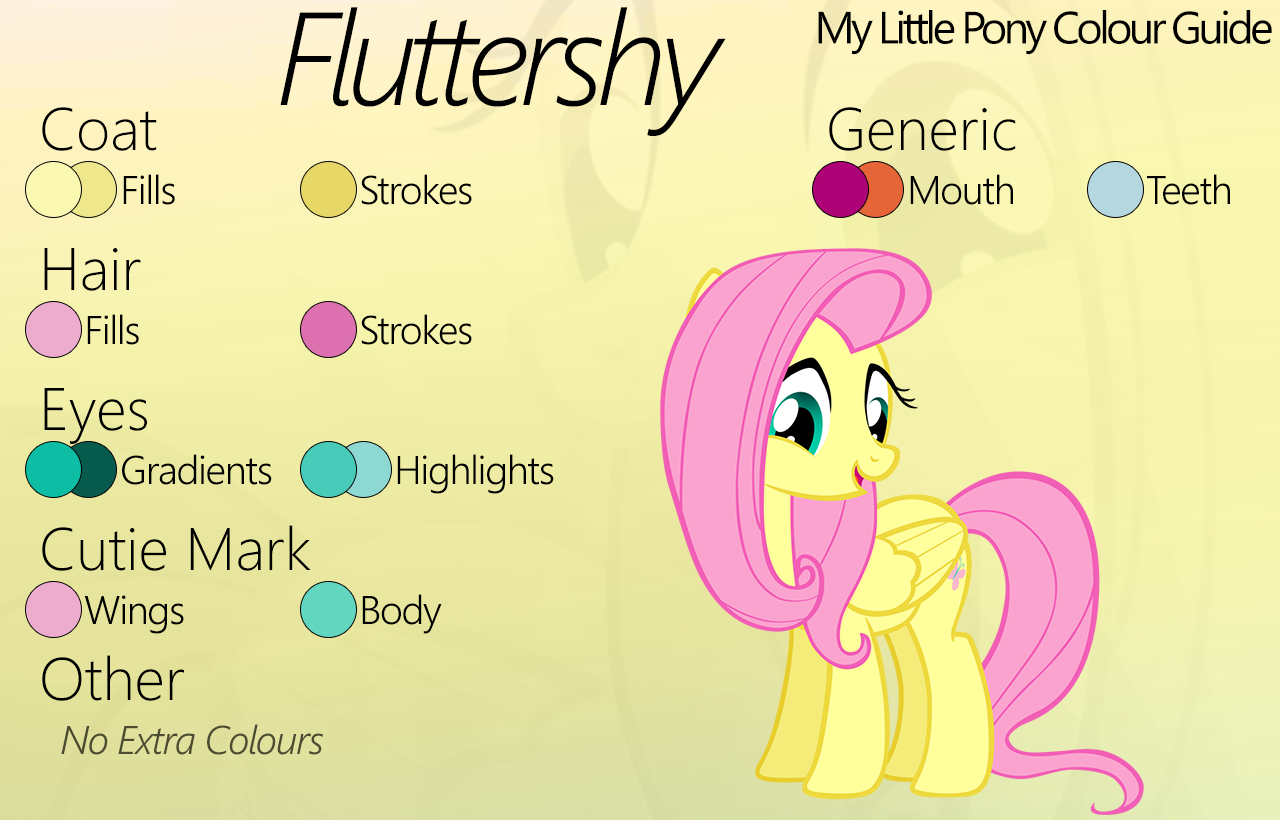 #1465106 - safe, artist:liggliluff, fluttershy, pony, g4, female, reference sheet, solo, vector ...