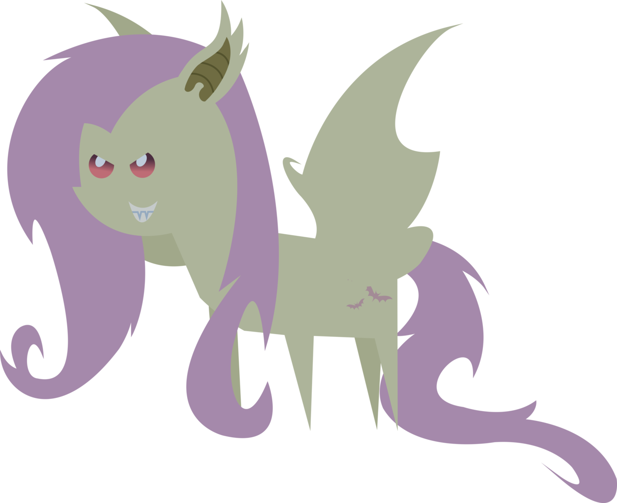 #1468004 - safe, artist:xhalesx, fluttershy, bat pony, pony, g4, absurd ...