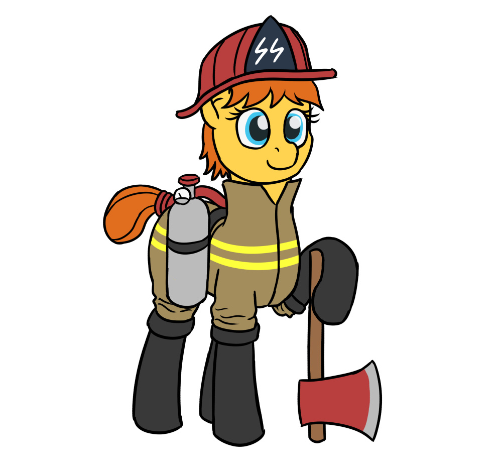 #1471235 - safe, anonymous artist, oc, oc only, oc:fireaxe, earth pony ...