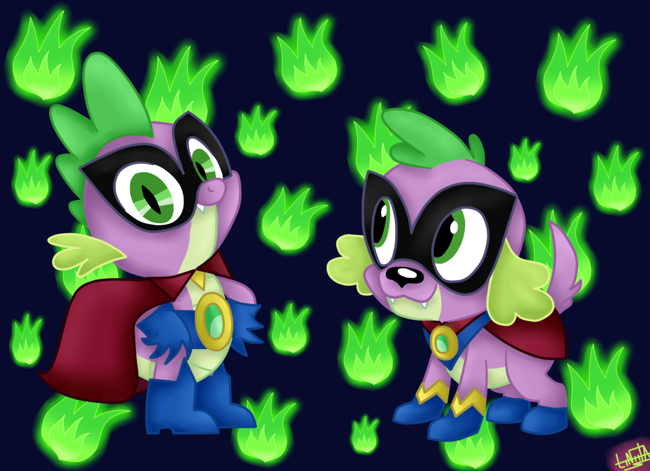 #1489671 - safe, artist:liniitadash23, humdrum, spike, spike the ...