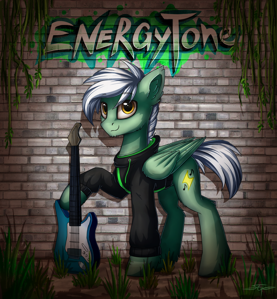 #1476605 - safe, artist:setharu, oc, oc only, oc:energytone, pegasus ...