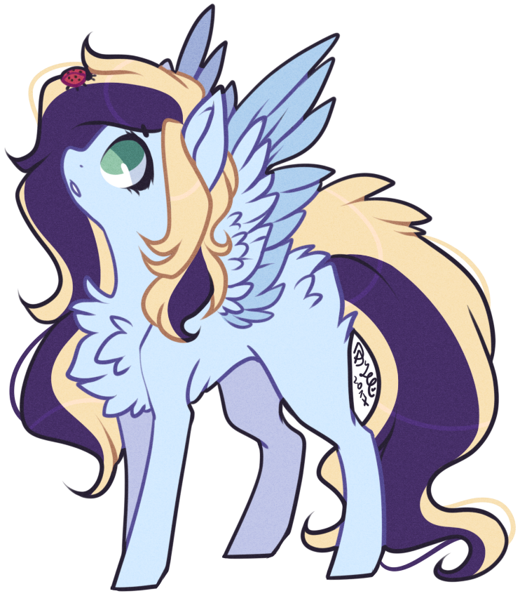 #1476994 - safe, artist:tay-niko-yanuciq, oc, oc only, ladybug, pegasus ...