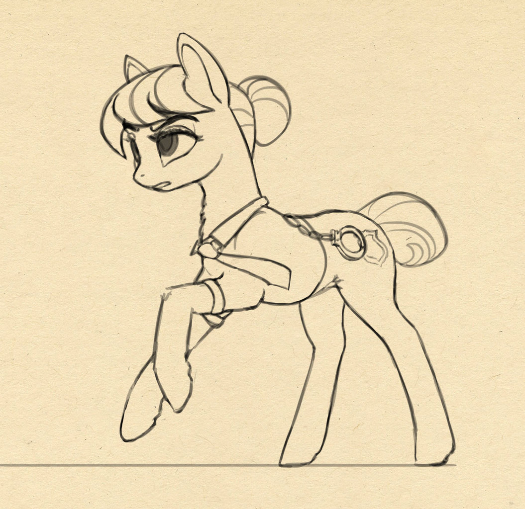 #1477148 - safe, artist:lunebat, copper top, pony, g4, clothes, female ...