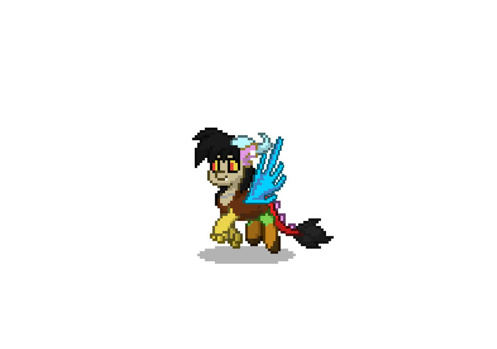 #1491154 - safe, discord, pony, pony town, animated, flying, gif ...