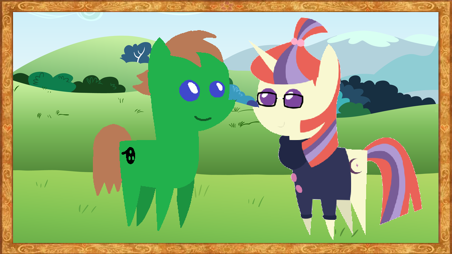#1493775 - safe, moondancer, oc, oc:ian, pony, g4, pointy ponies, story ...