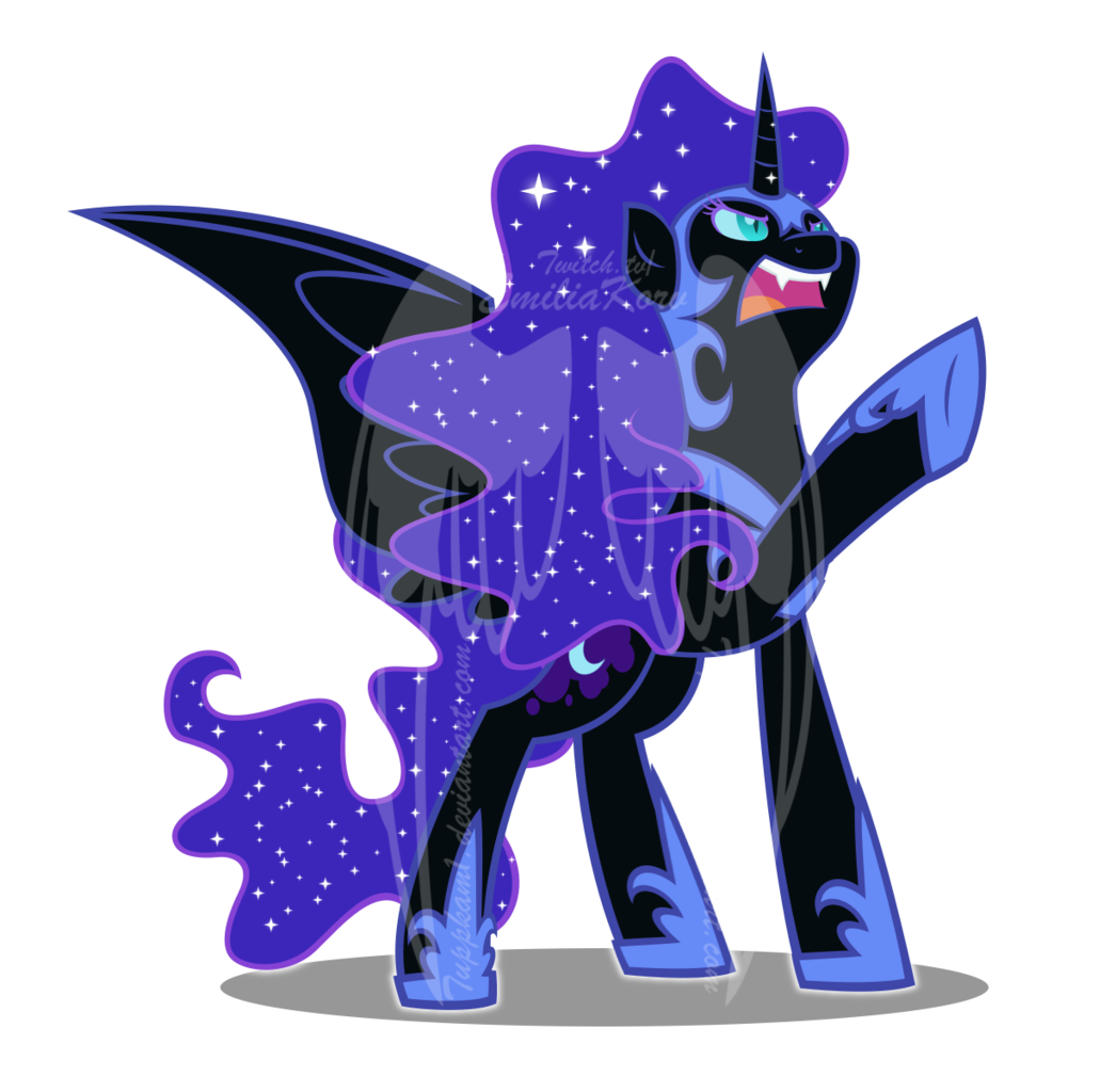 #1494457 - safe, artist:tuppkam1, nightmare moon, alicorn, pony, g4 ...