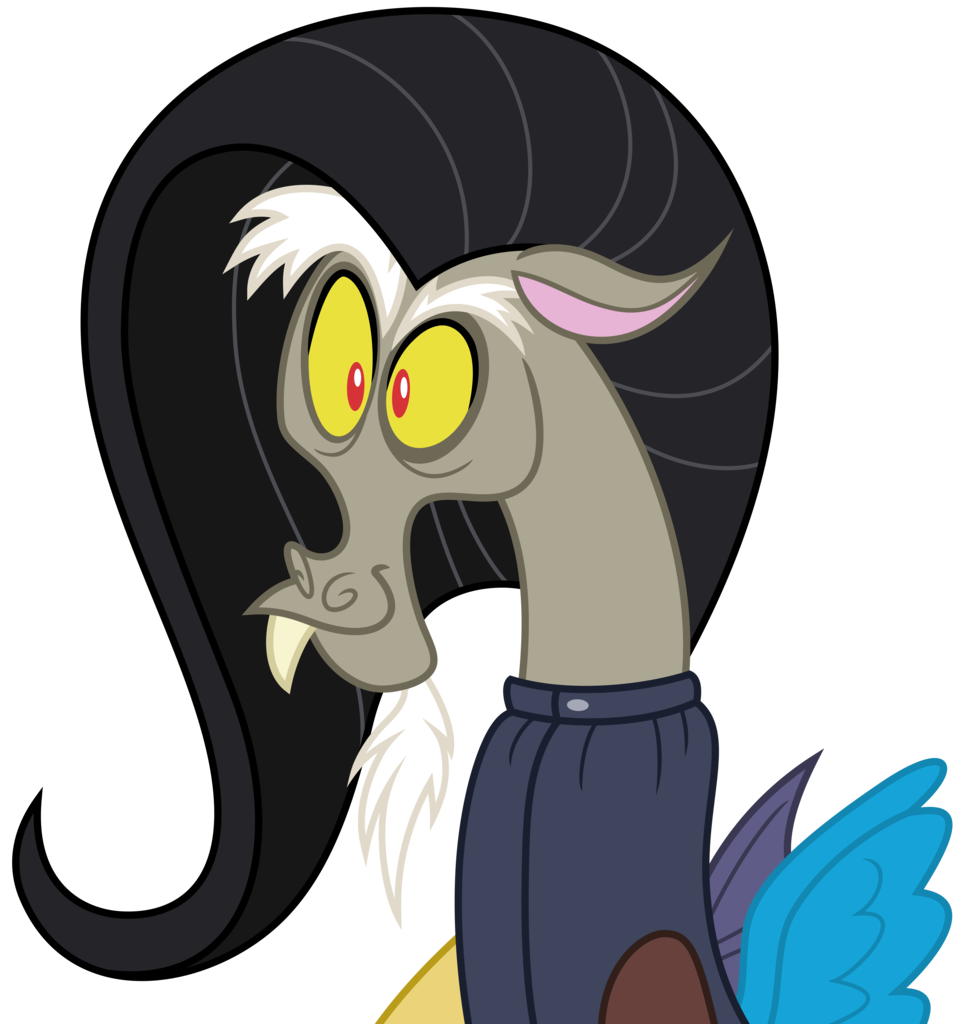 #1496224 - safe, artist:pink1ejack, discord, discordant harmony, g4 ...