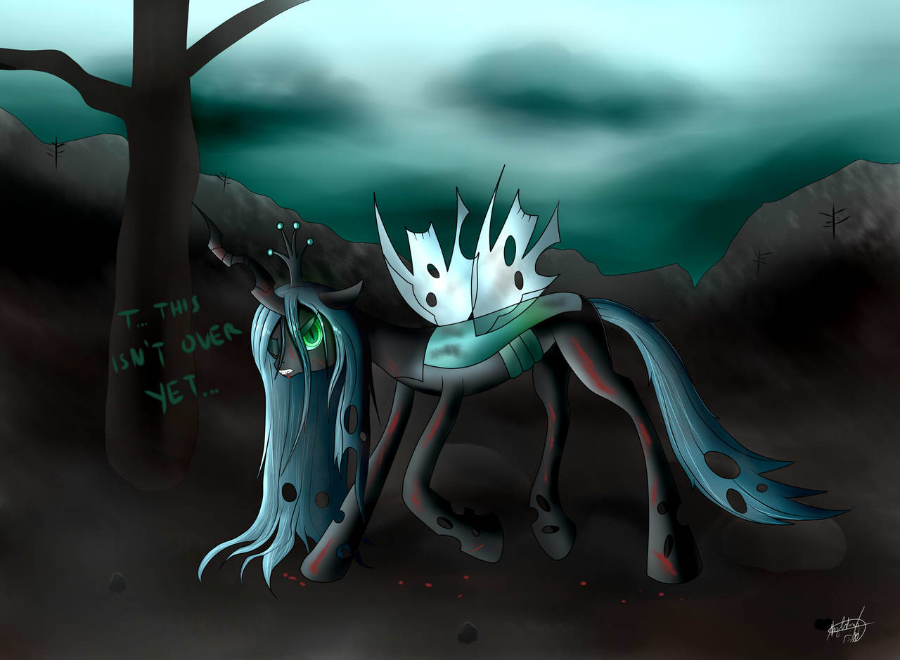 #1497928 - semi-grimdark, artist:ollofkyser, queen chrysalis, angry ...