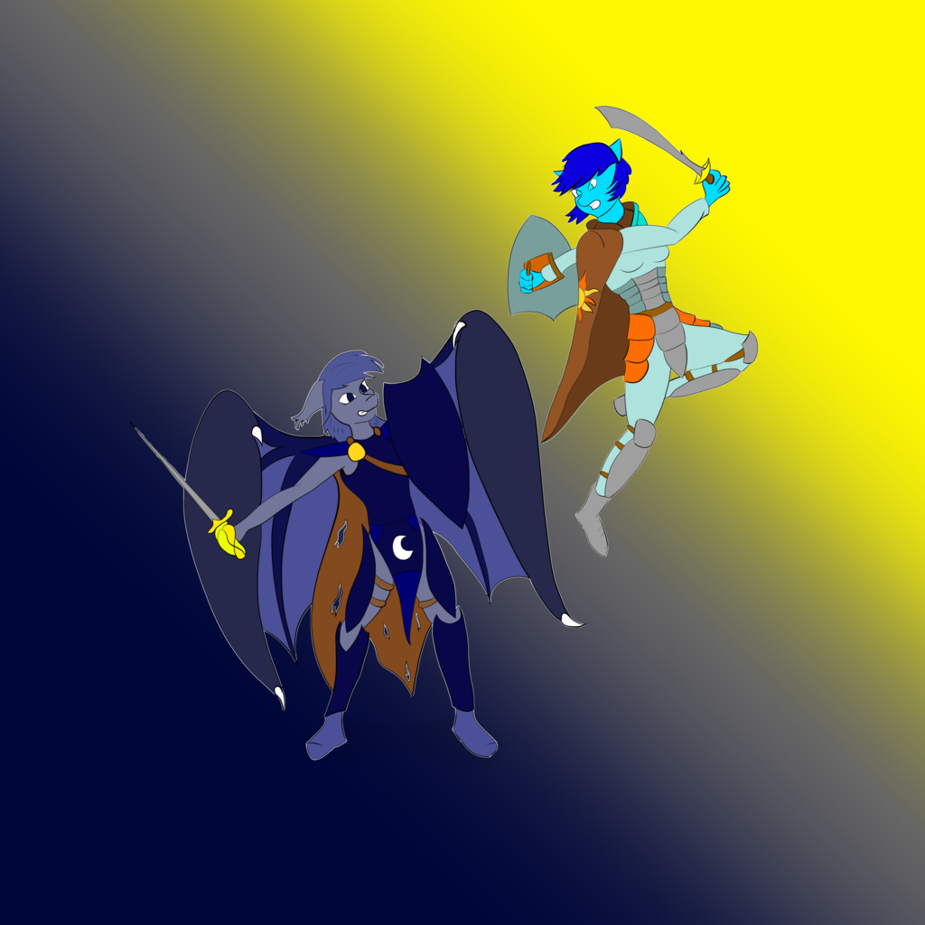 #1477979 - safe, artist:fireryd3r, oc, oc only, bat pony, anthro, fight ...