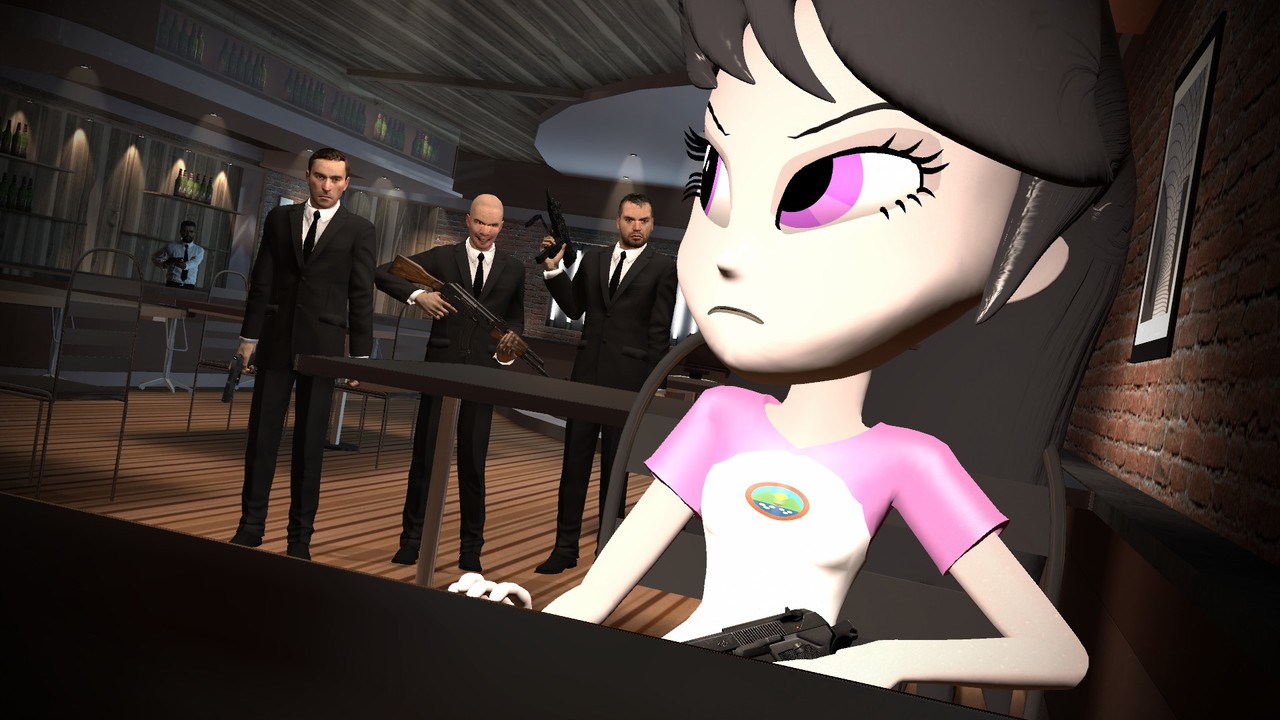 #1478516 - safe, artist:yago7, octavia melody, human, pony, g4, 3d ...