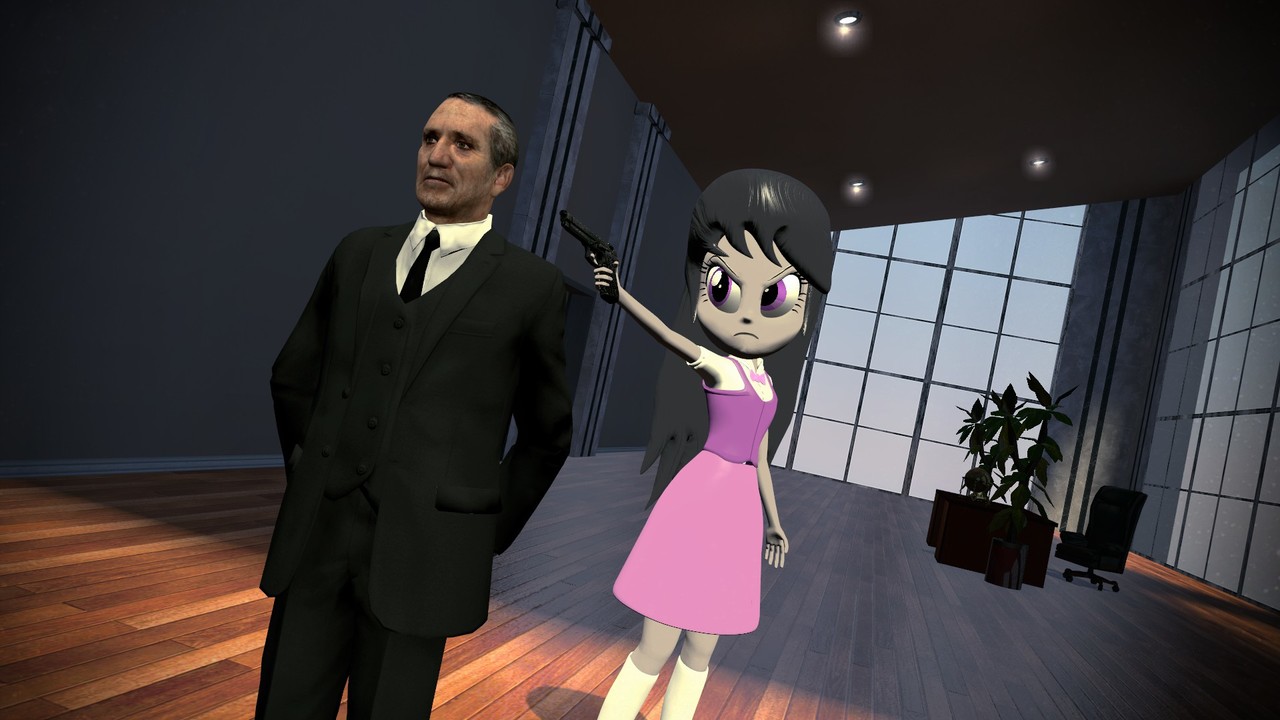 #1478533 - safe, artist:yago7, octavia melody, human, pony, g4, 3d ...