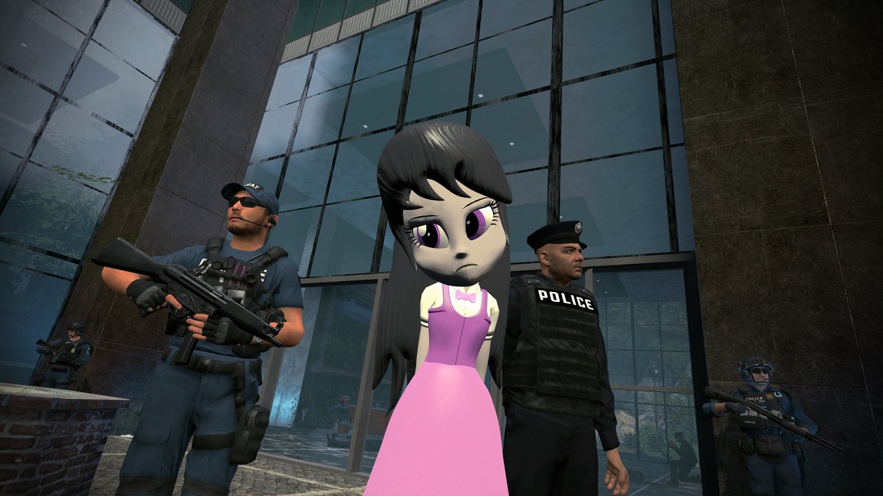 #1478536 - safe, artist:yago7, octavia melody, human, pony, 3d, gmod ...