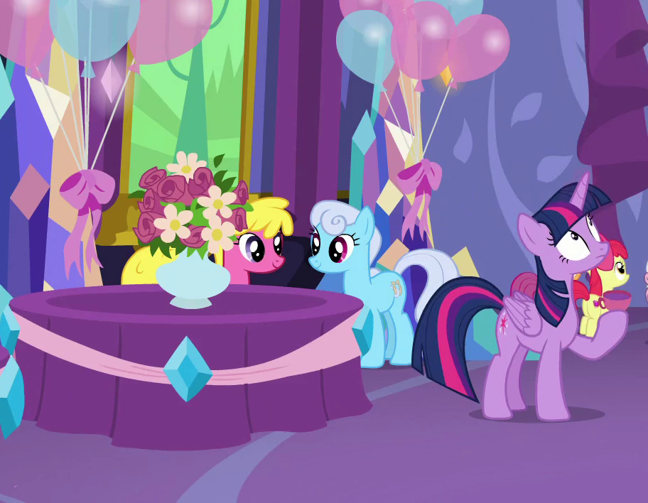 #1479887 - safe, screencap, apple bloom, cherry berry, linky, shoeshine ...