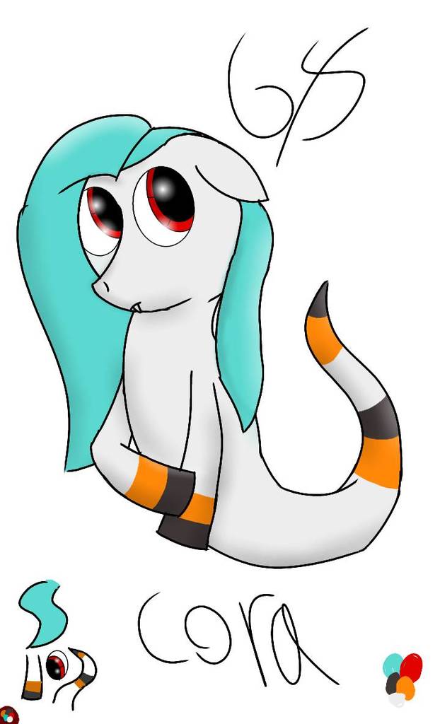 #1481302 - safe, artist:gamer-shy, oc, oc only, oc:cora the snake ...