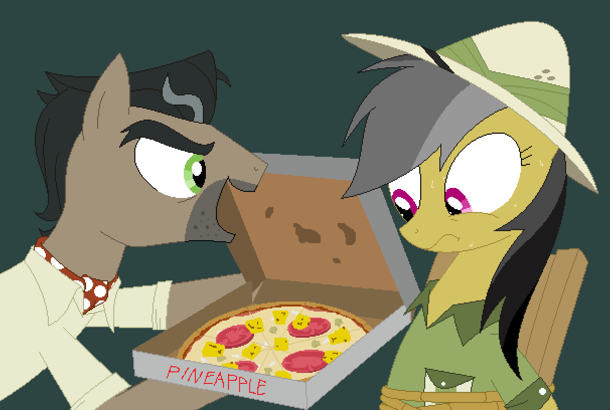 #1481607 - safe, artist:hyolark, daring do, doctor caballeron, earth ...